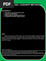 CashApp Fraud Method Guide | PDF | Finance & Money Management