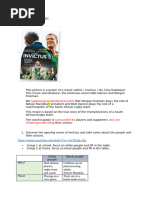 Invictus Movie Character Analysis Worksheet | PDF | Nelson Mandela ...