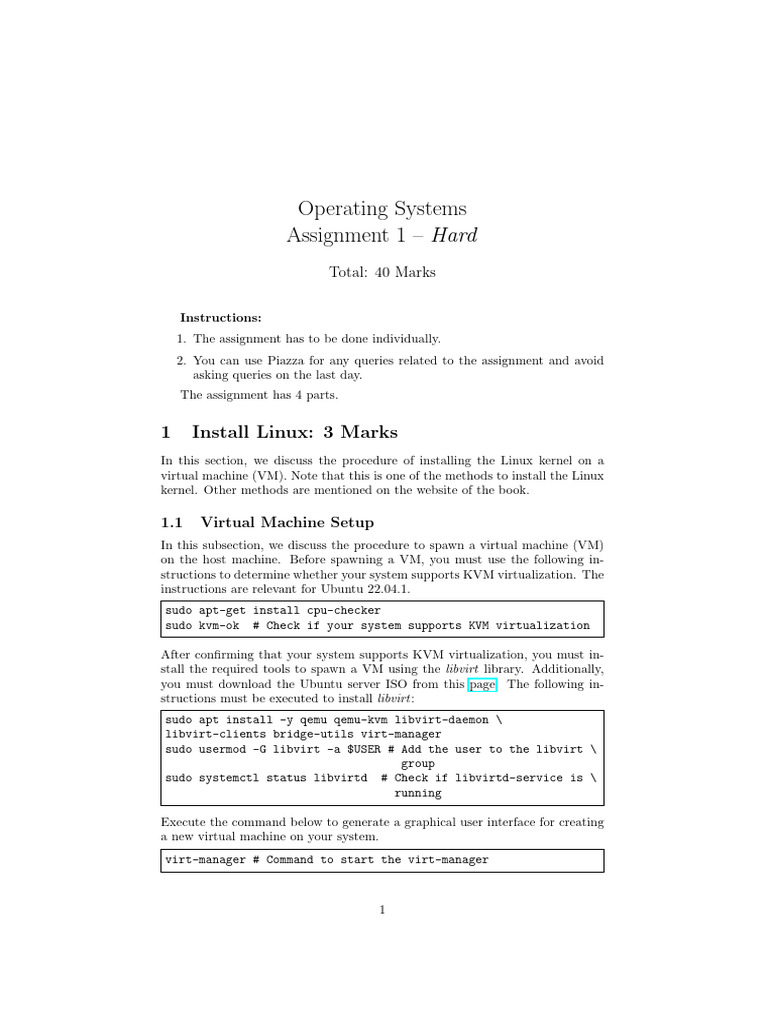 Assignment_1_OS_Hard | PDF | Virtual Machine | Kernel (Operating System)