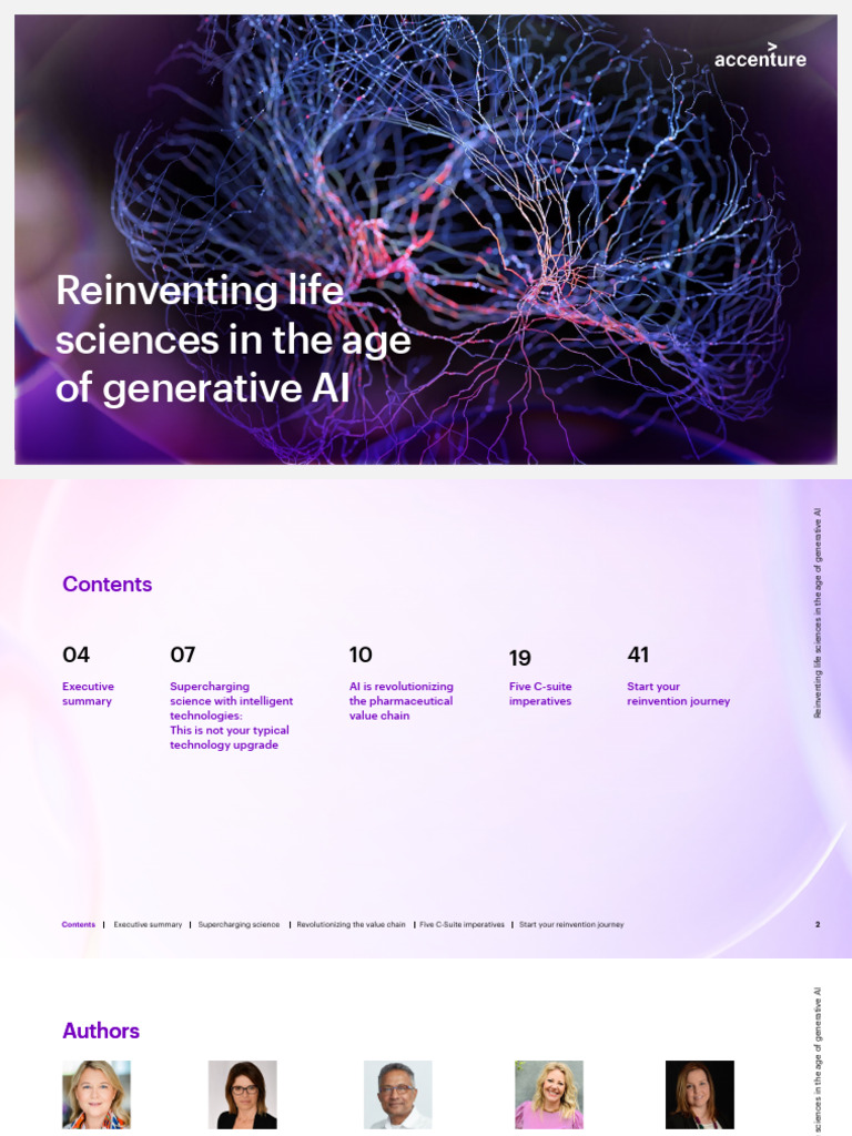 Reinventing Life Sciences in the Age of Generative AI | PDF | Artificial Intelligence ...