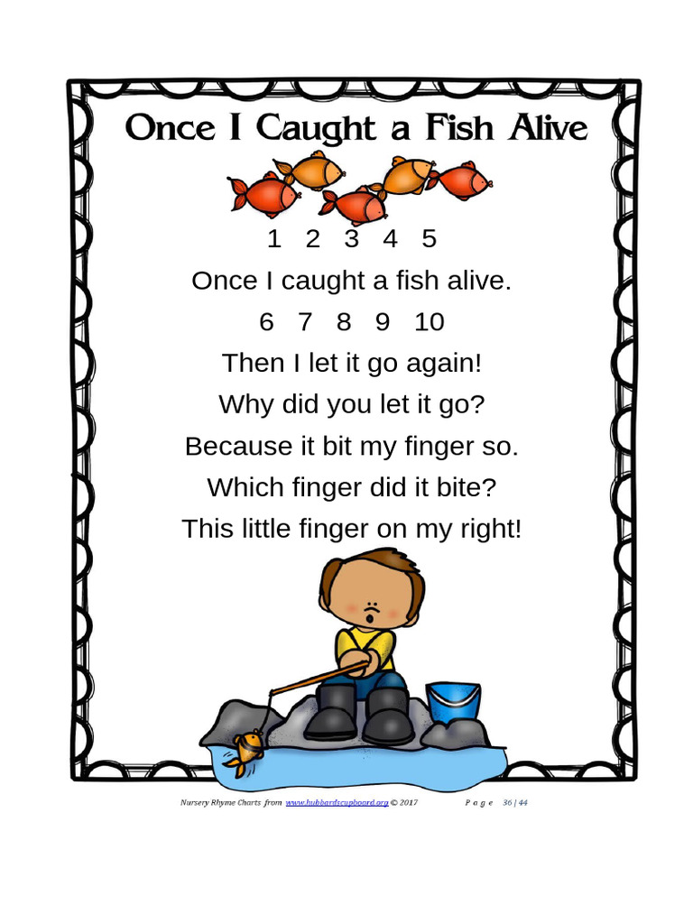 Once I Caught A Fish Alive | PDF