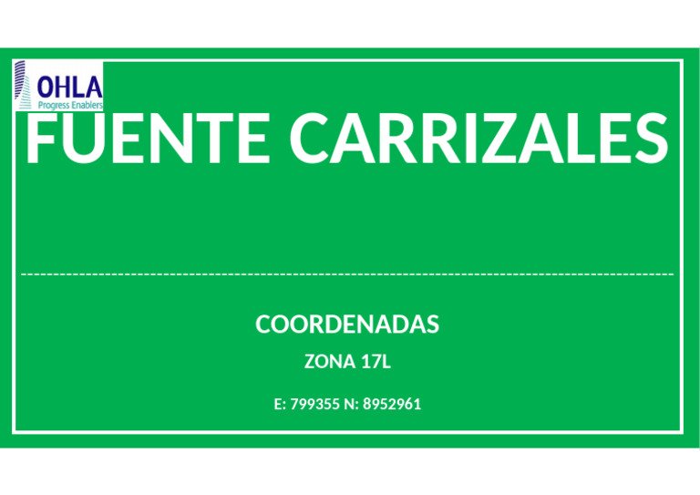 Fuente de Agua Letrero 2 | PDF