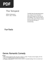 The Tempest - Character List | PDF | The Tempest | Shakespearean Comedies