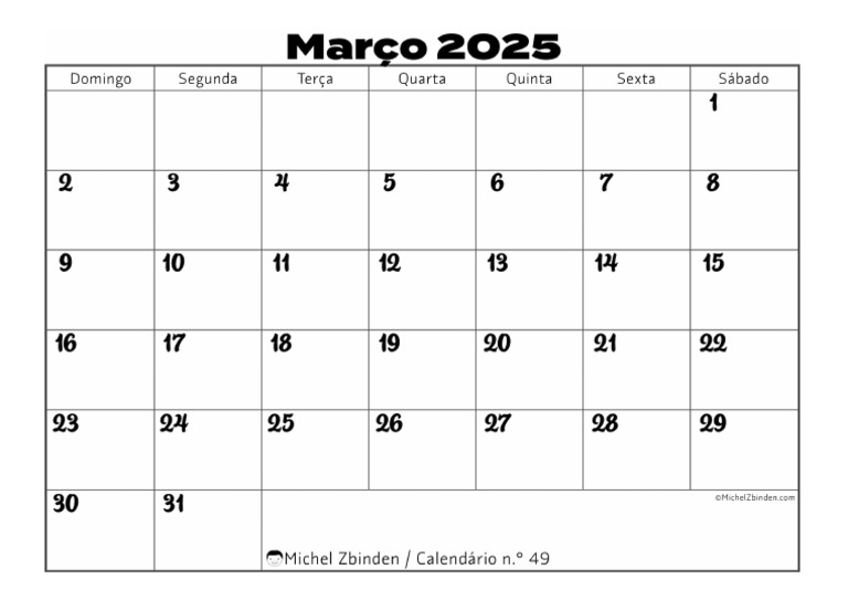 Calendario Michel Zbinden | PDF