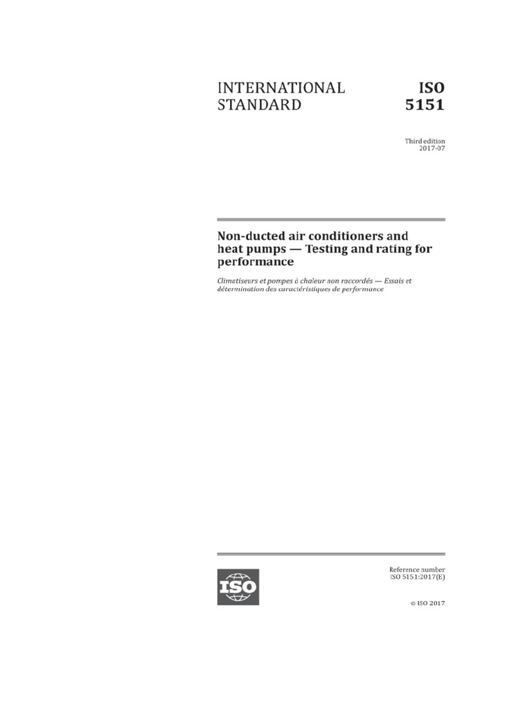 Iso 5151 2017 | PDF