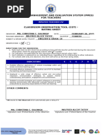 Annex C-2 - COT-Rubric For Highly Proficient Teacher | PDF ...