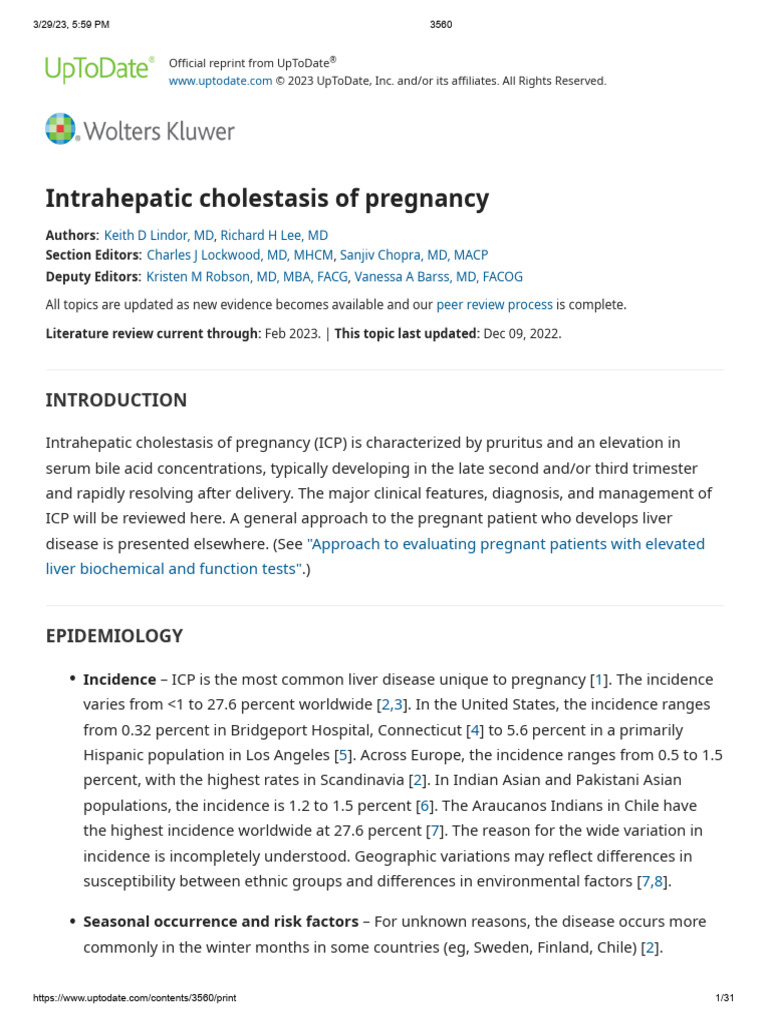 3560 | PDF | Childbirth | Diseases And Disorders