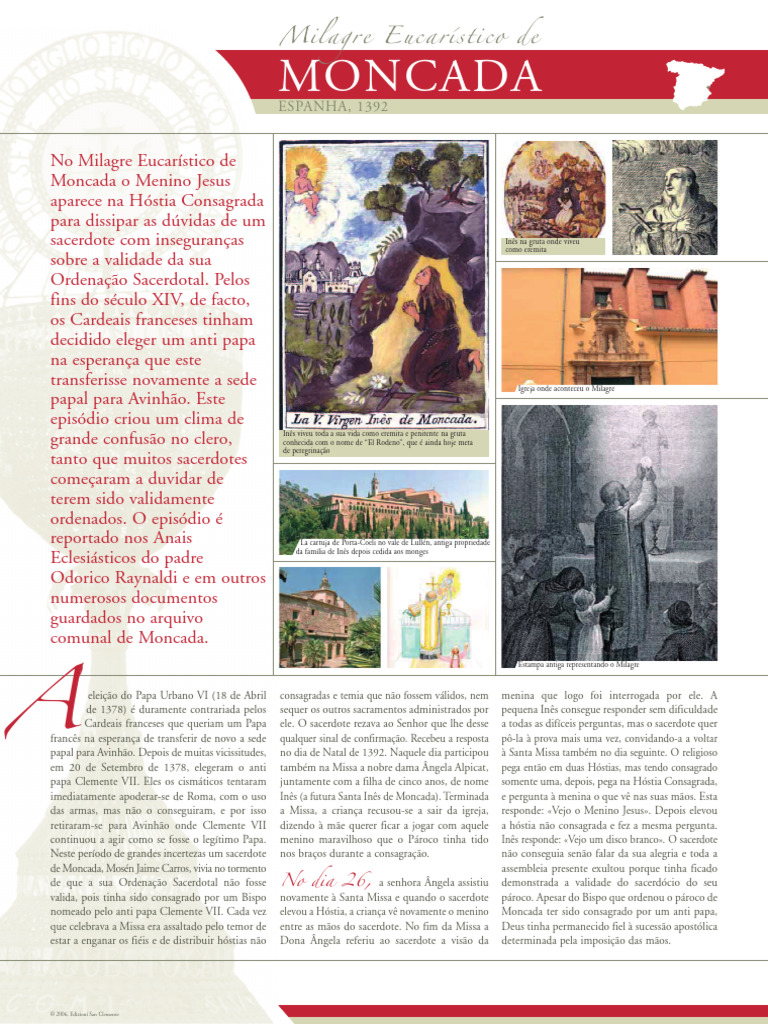 Moncada | PDF | Papa | Eucaristia