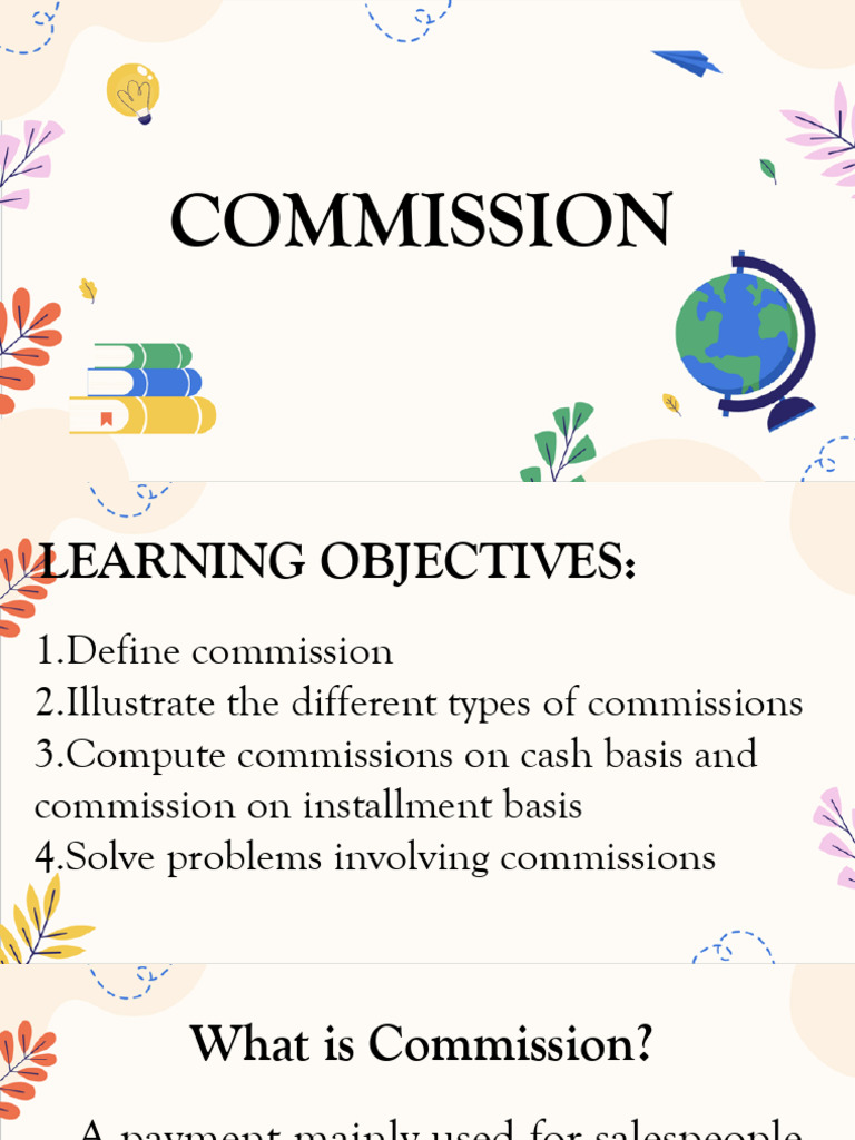 Understanding Commission Structures | PDF | Sales | Salary
