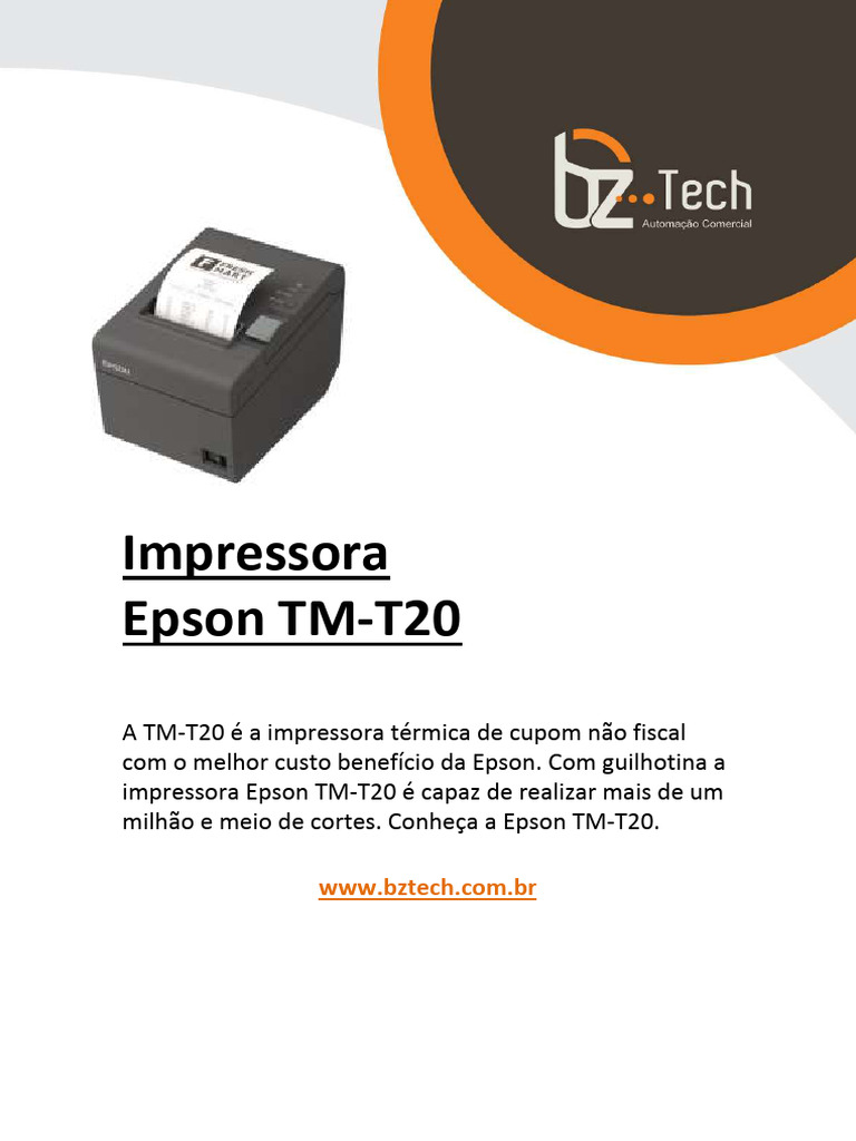 Manual Programacao Impressora Epson TM t20 | PDF | Printer (Computing ...