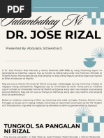 Saan Binaril Si Jose Rizal | PDF
