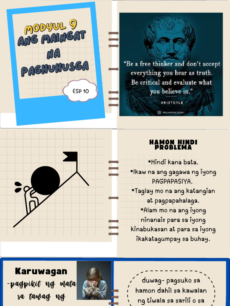 Modyul 9 Ang Maingat Na Paghuhusga (1) | PDF