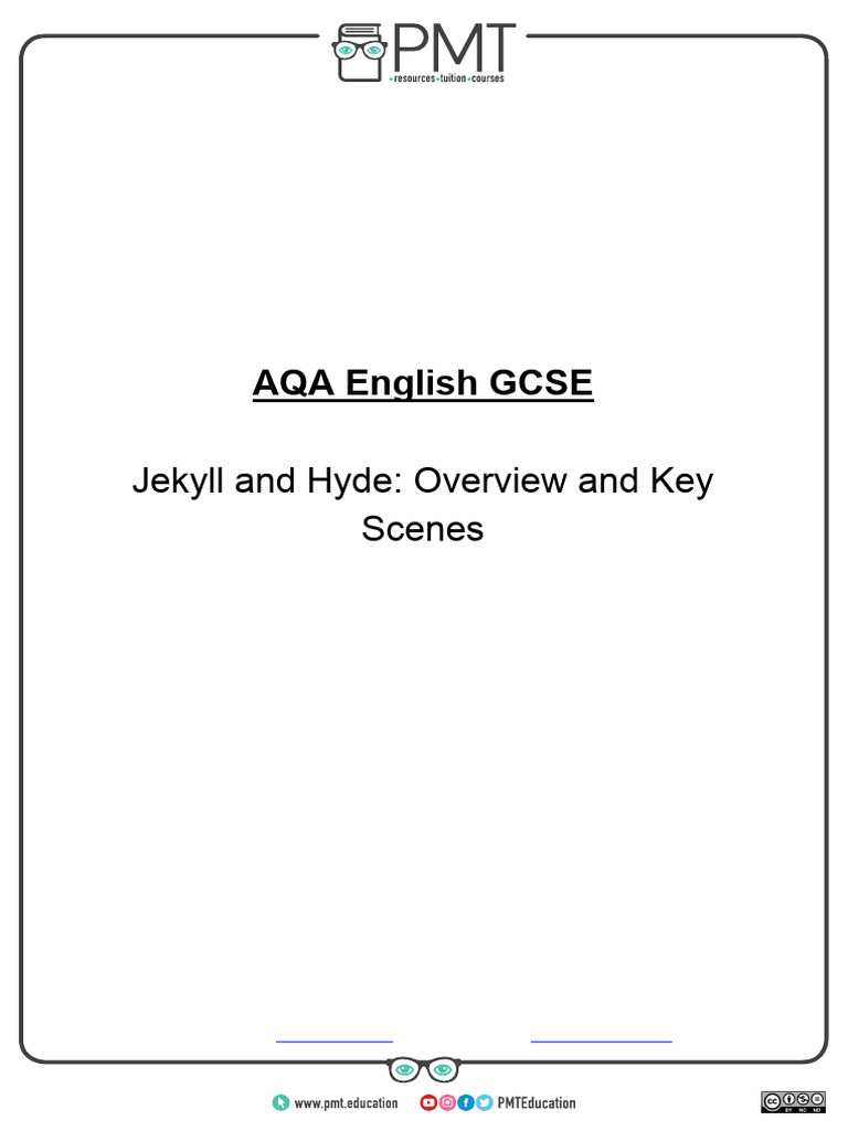 Overview and Key Scenes - Dr Jekyll and Mr Hyde - AQA English ...