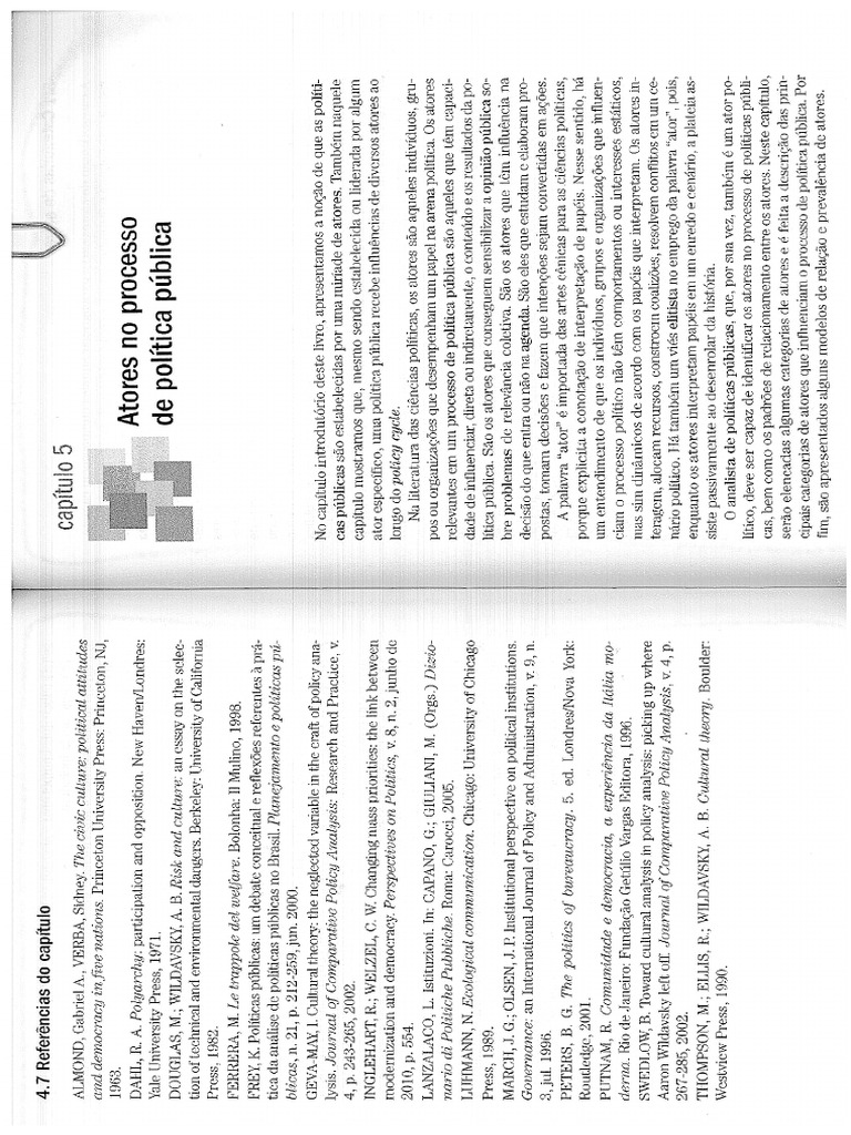 SECHI, Leonardo. Políticas Públicas - CAP 5 | PDF