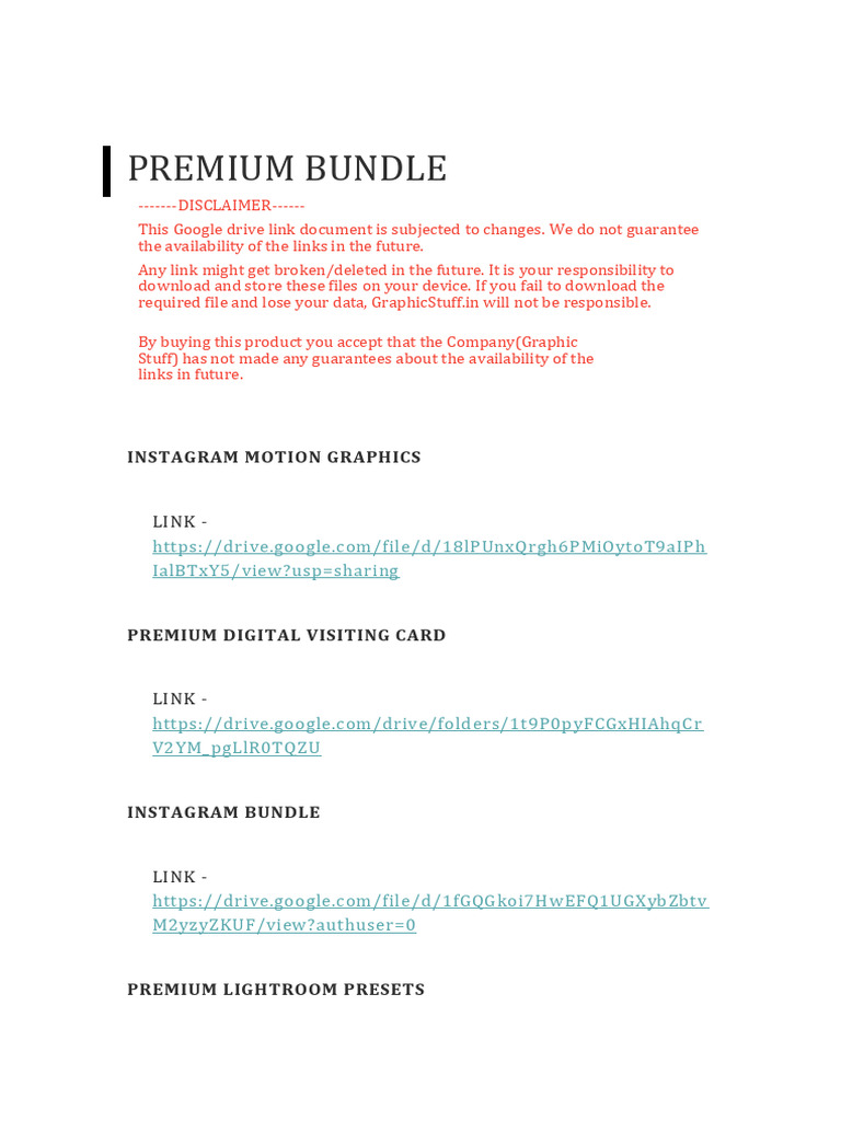 Premium Graphic Design Resource Bundle | PDF