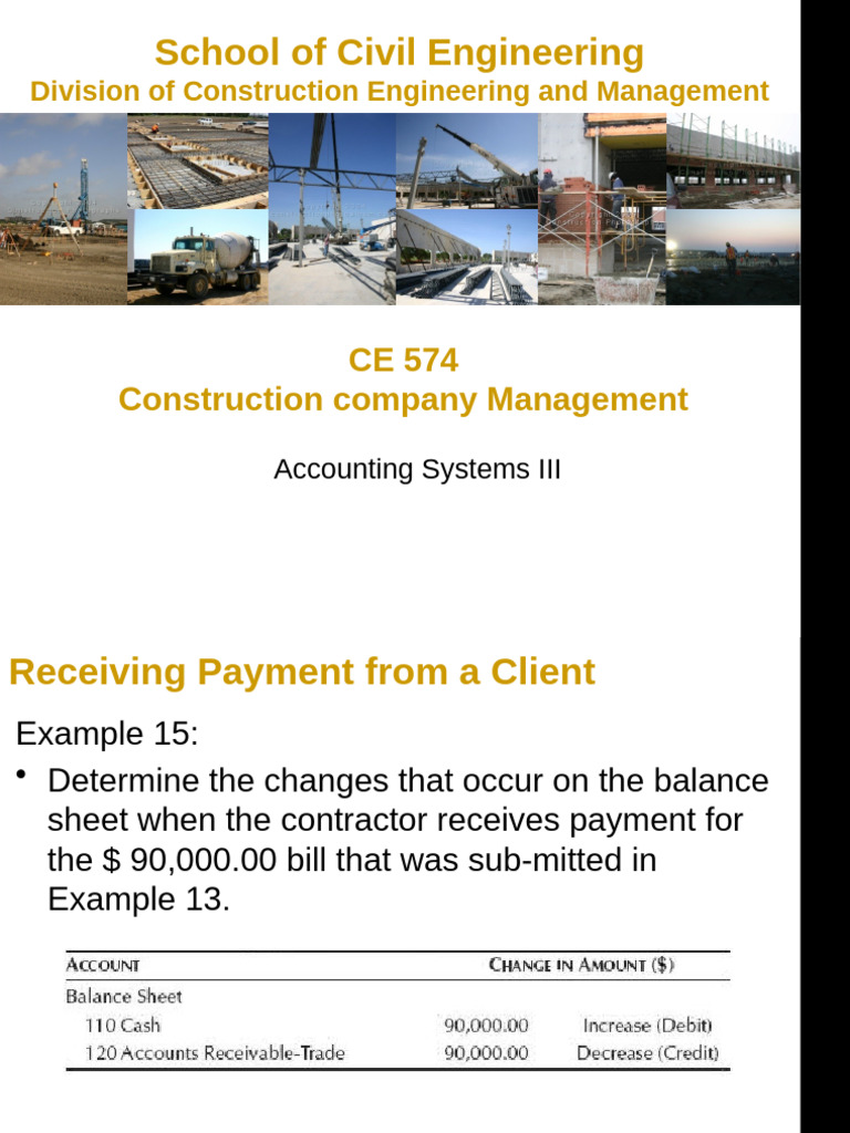 Construction Accounting Examples Guide | PDF | Balance Sheet | Depreciation