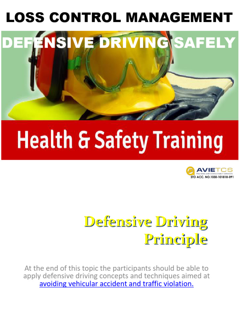 4 Defensive Driving Safely | PDF | Driving | Traffic Collision