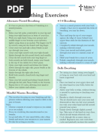 4-7-8 Breathing Exercise Guide | PDF | Breathing | Relaxation (Psychology)