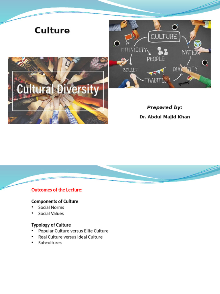 Week 3. Cultural Components, Types, Dimensions and Multiculturalism ...