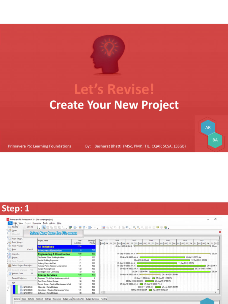 Section3-Revision-Create New Project | PDF
