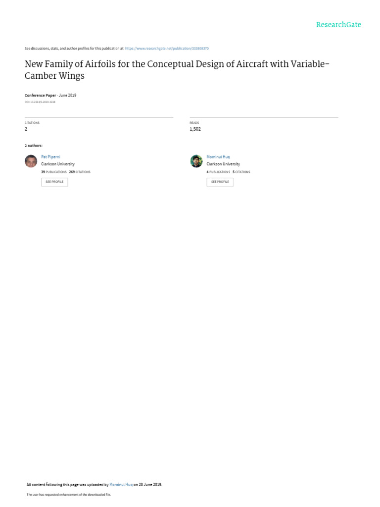 6.2019 T C Constraint | PDF | Airfoil | Flap (Aeronautics)