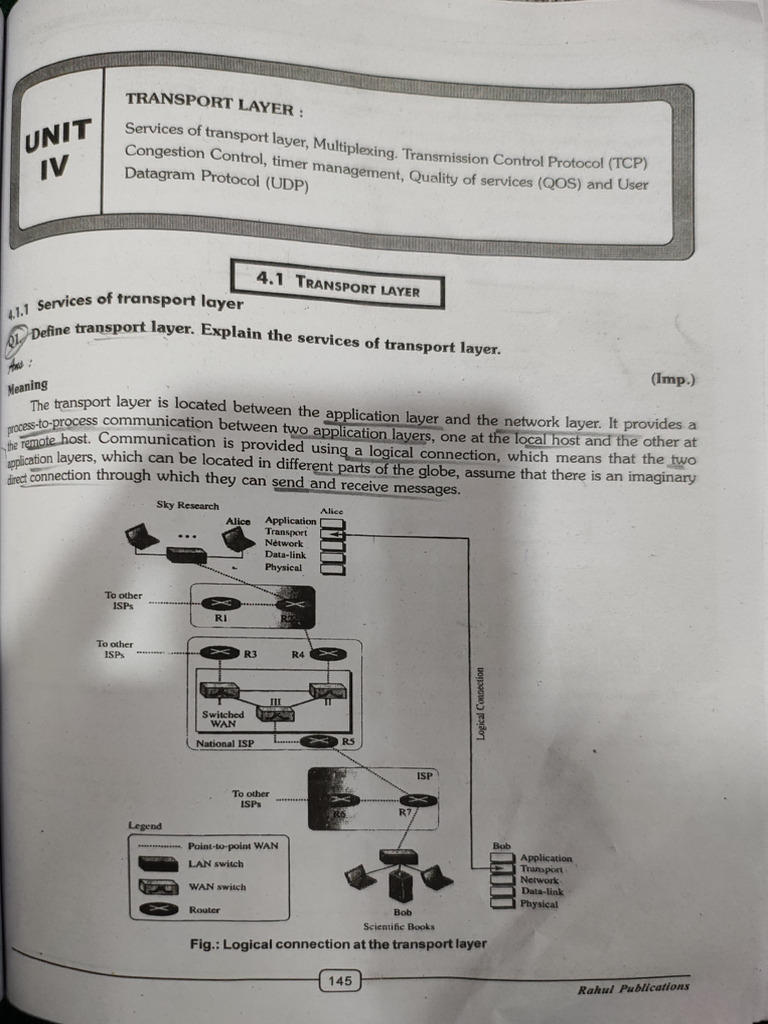 Unit 4 Computer Networks | PDF | Transmission Control Protocol | Internet Protocols