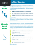 4-7-8 Breath Handout PDF | PDF | Breathing | Relaxation (Psychology)