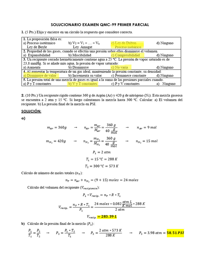 QMC 99 CPF 1P Ii 2024 | PDF | Gases | Presión