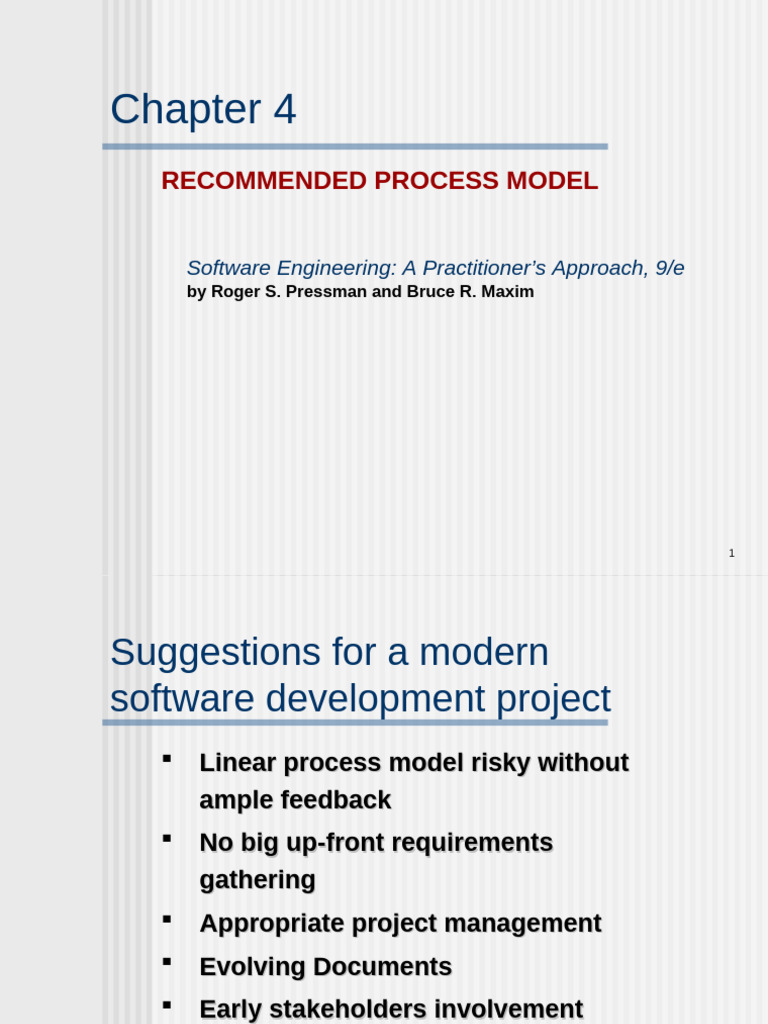 Software Engineering by Pressman in Short Main Keywords Ch4 | PDF ...