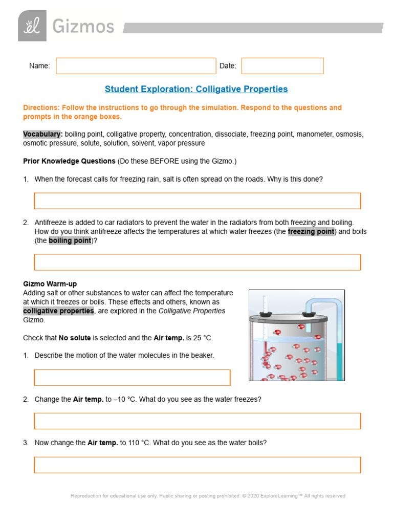 Valerie Pacheco-Ramos - Colligative Properties LAB | PDF | Osmosis | Water