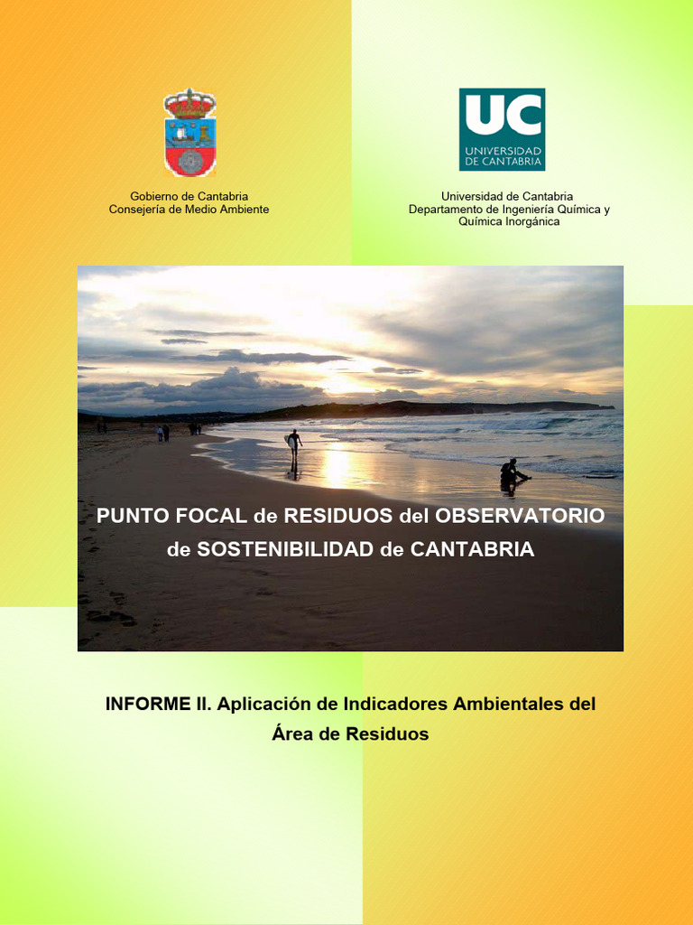 Informeii Aplicacion Indicadores Area Residuos | PDF | Sustentabilidad | Residuos