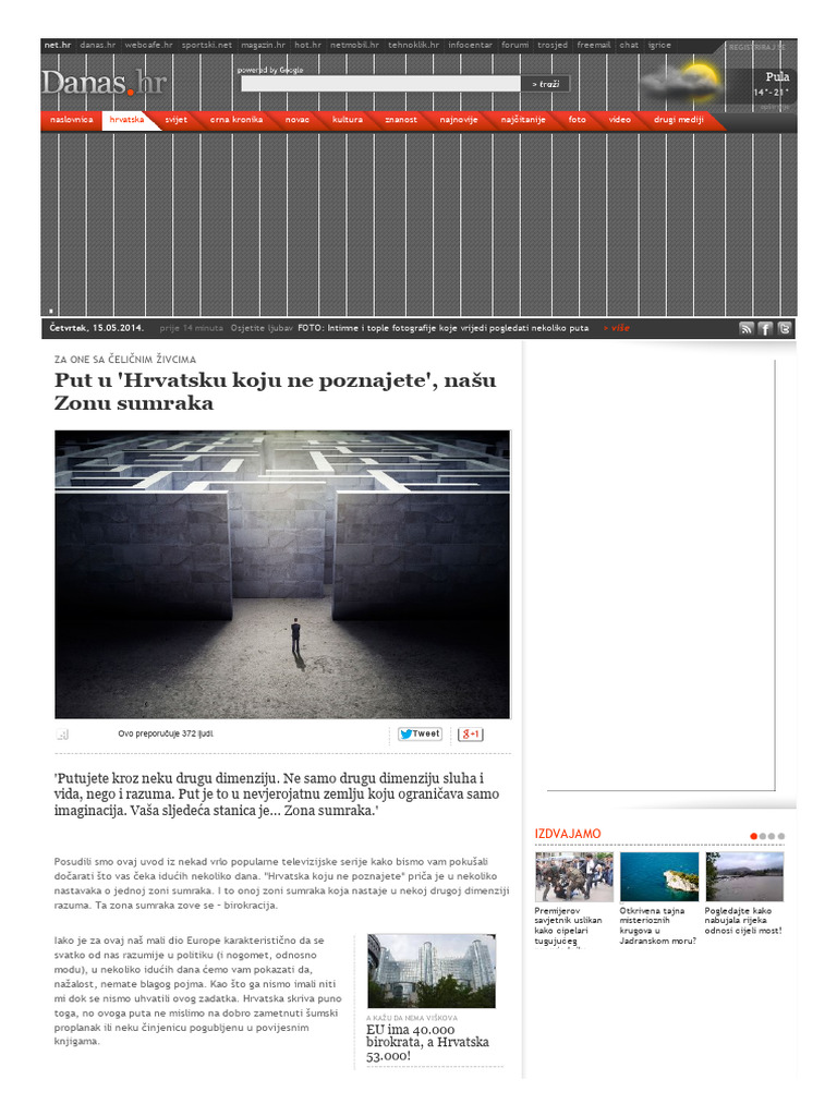 Put U Hrvatsku Koju Ne Poznajete 1.dio | PDF