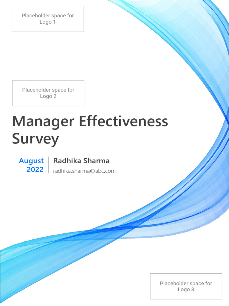 180 Feedback Survey Report Sample | PDF | Mentorship | Goal