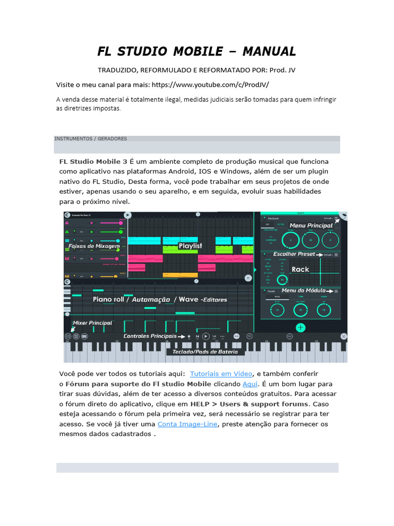 Manual do FL Studio Mobile | PDF | Computação em nuvem | Android ...