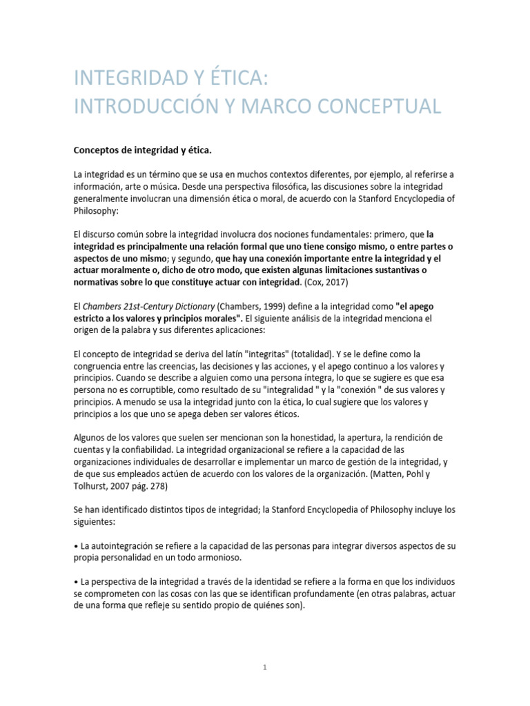 Integridad y Ética | PDF | Utilitarismo | Virtud