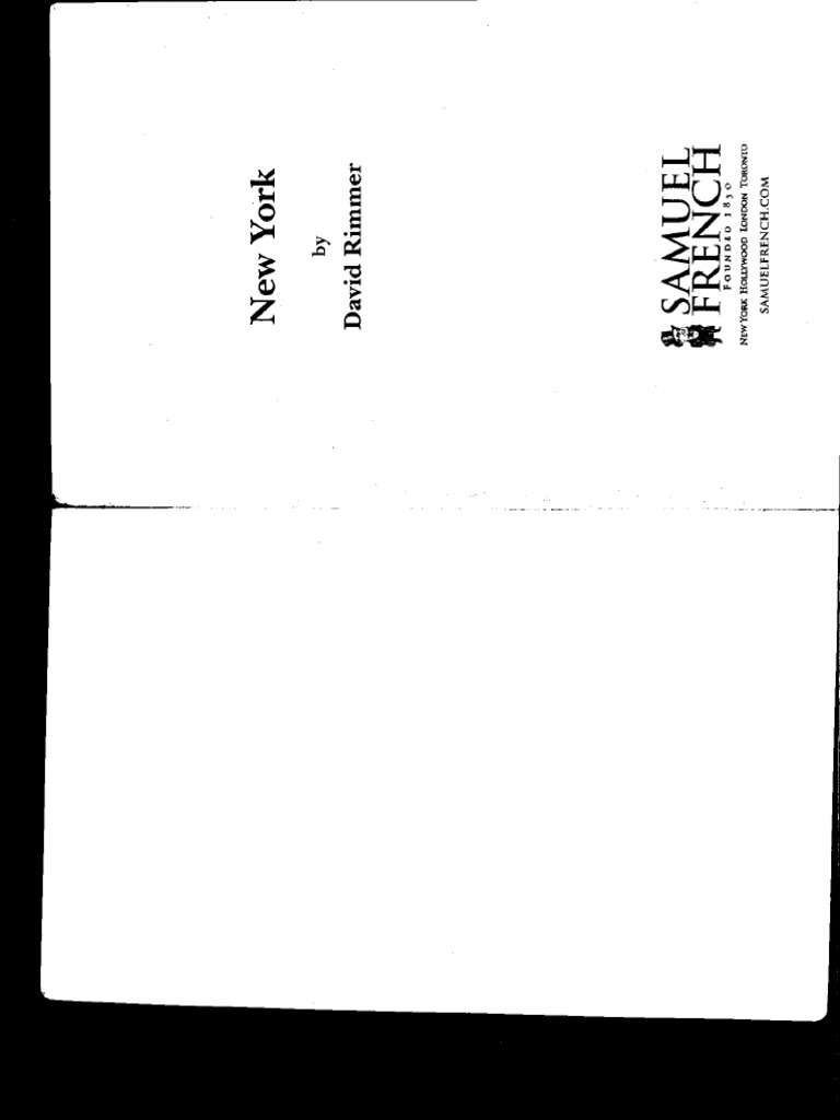 New York Script | PDF