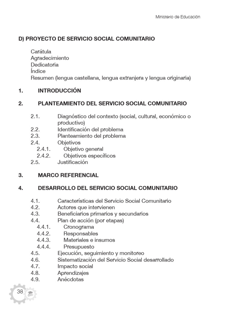 Proyecto Socio Comunitario Productivo | PDF