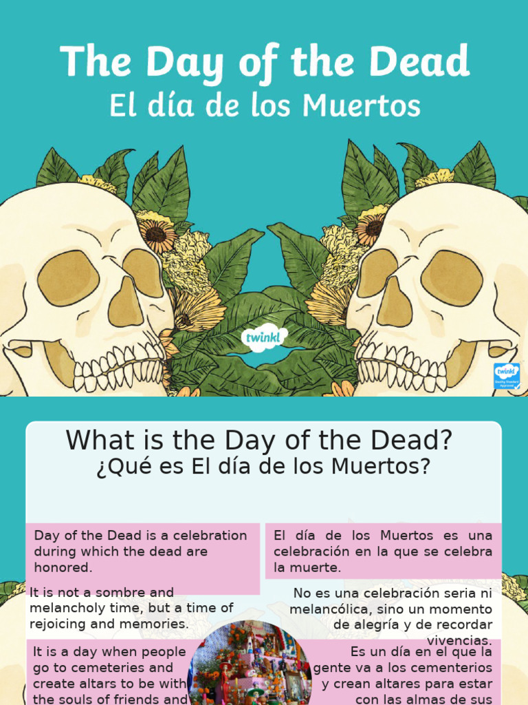 Sa t2 G 336 Mexican Day of The Dead Information Powerpoint Spanish ...