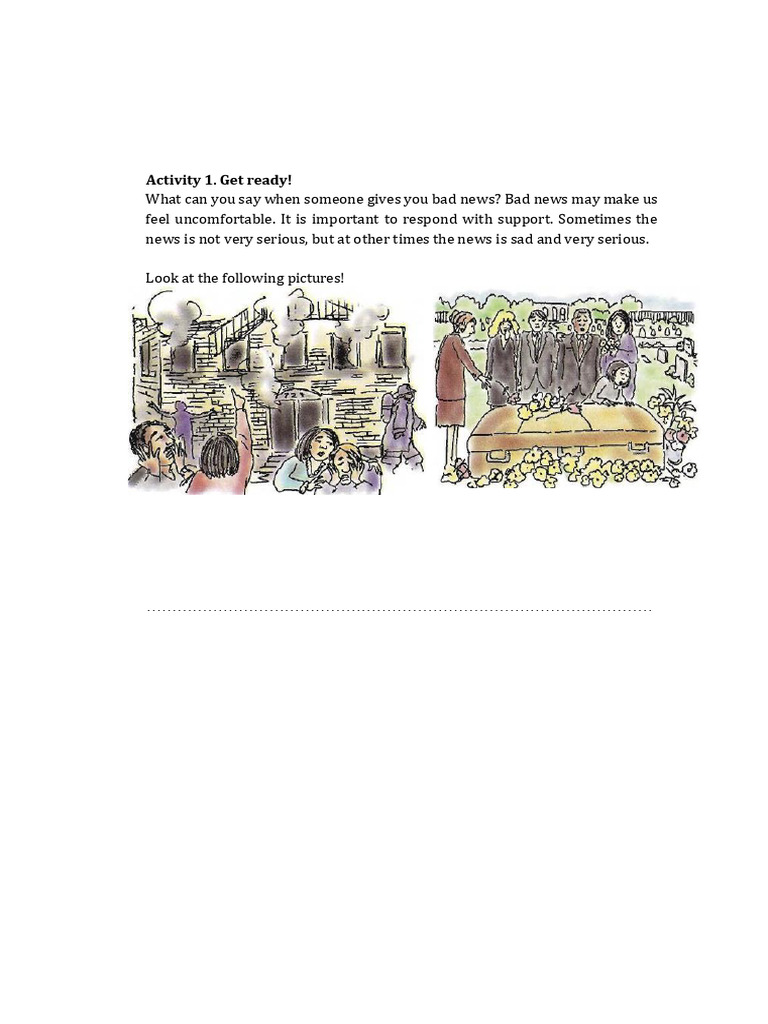 Sympathy and Condolences Lesson Guide | PDF