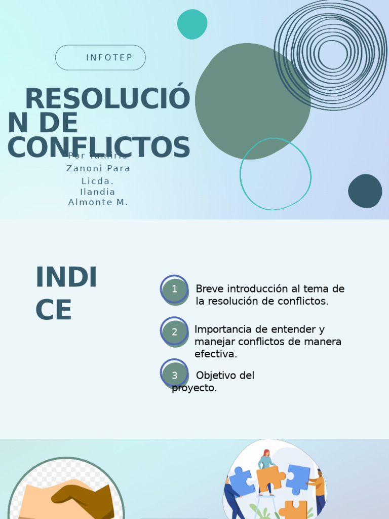Presentación Resolución de Conflictos Por Yamiris Zanoni | PDF ...