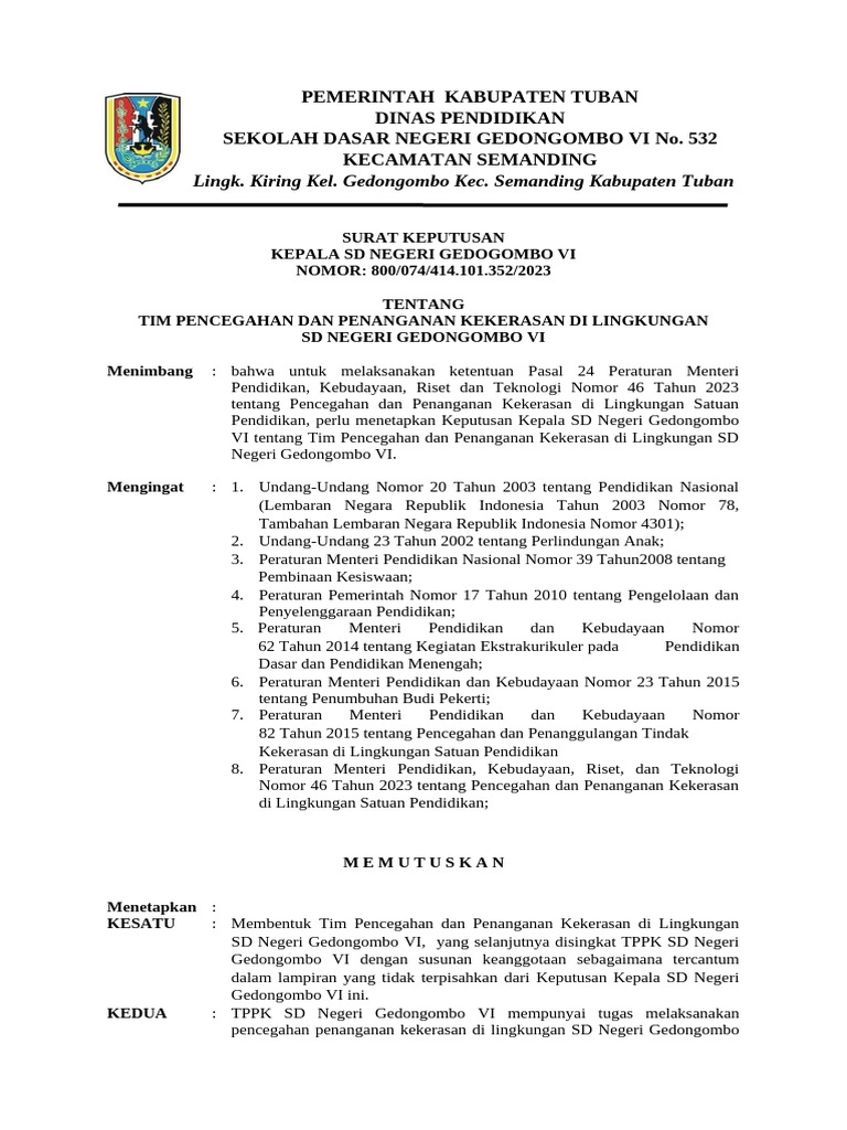 SK TPPK SDN GED 6 | PDF