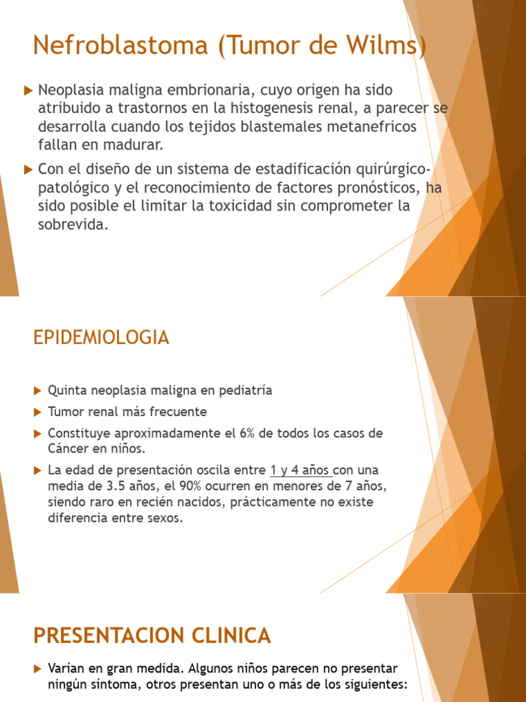 Nefroblastoma: Tumor de Wilms en Niños | PDF