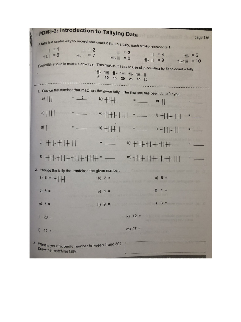 Data Management Worksheets #2 | PDF