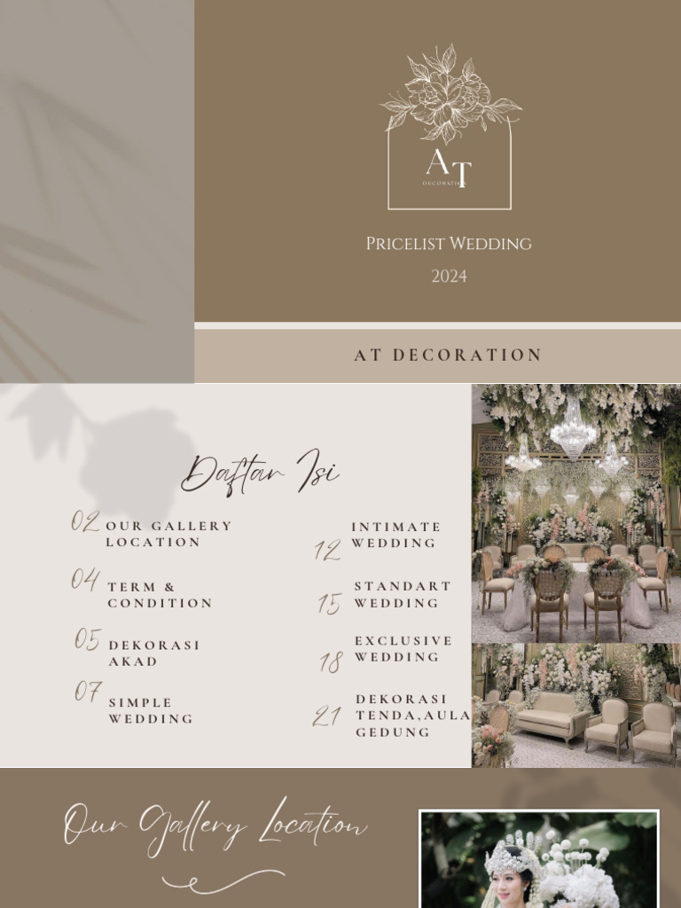 PL Wedding at Decoration Januari 2025 | PDF