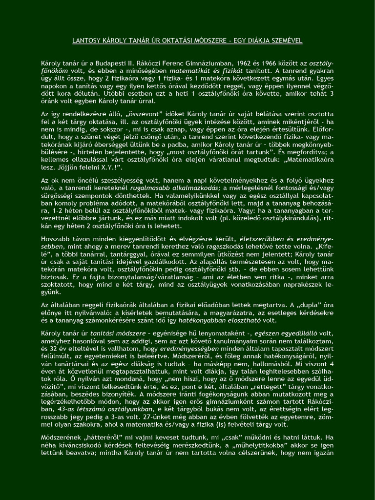 HTTPSWWW - Budai-Rfg - Hudataiskolai Eletversenyeinklantosy Jablonkayoktatasi Modszer PDF | PDF