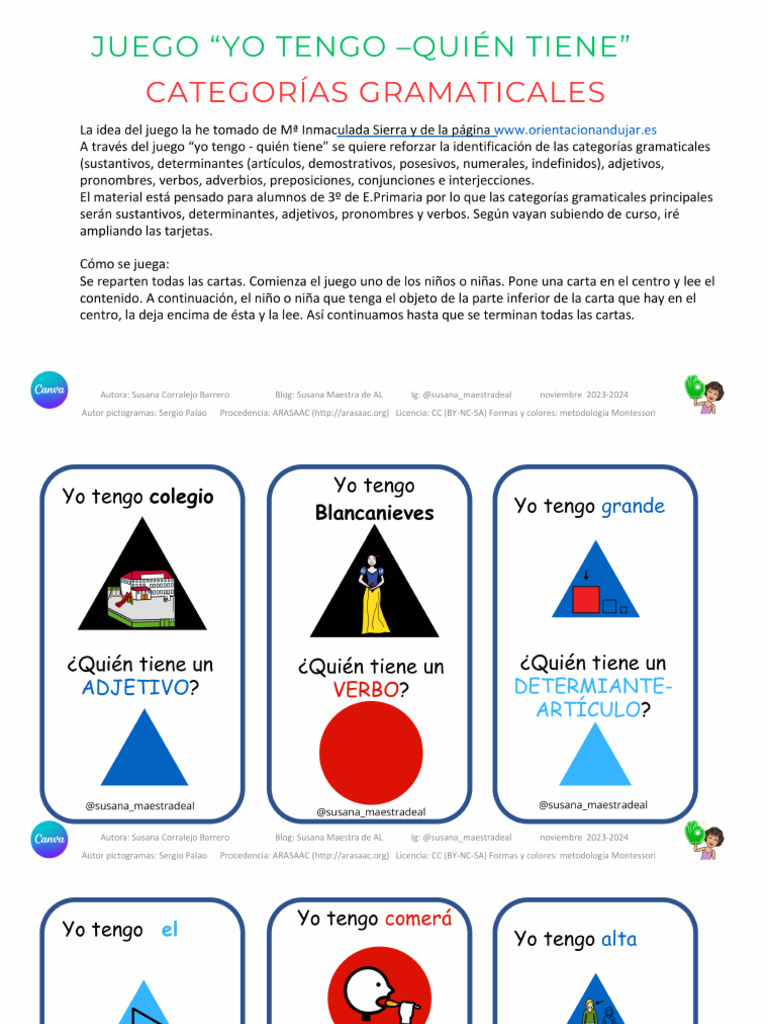Gramatica Yo Tengo-Quien Tiene | PDF