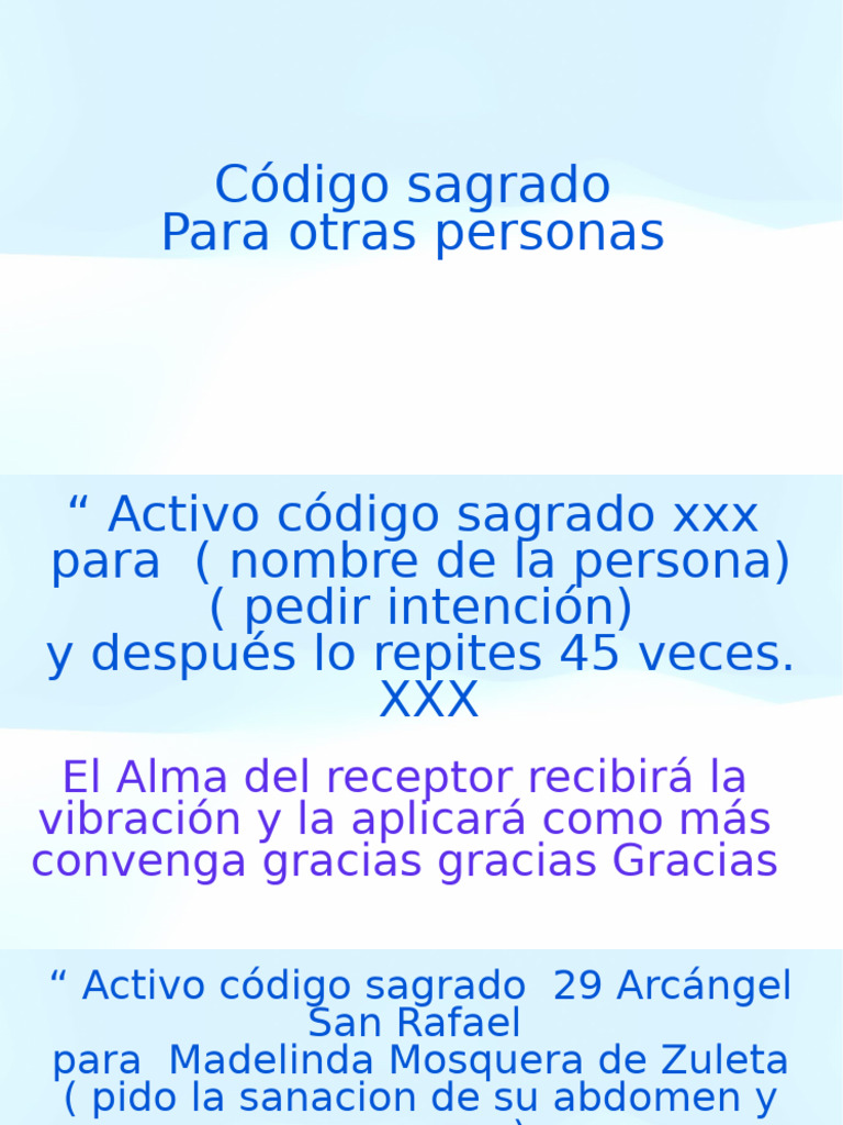 Códigos Sagrados para Sanación y Bienestar | PDF
