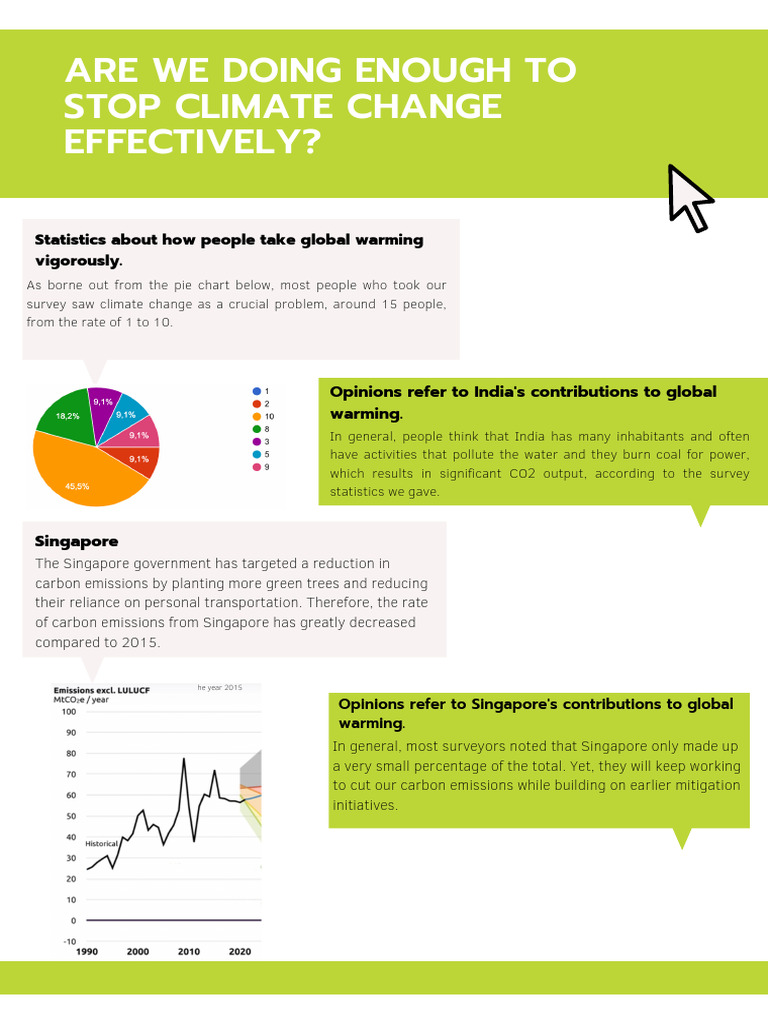 Are We Doing Enough To Stop The Climate Change | PDF | Climate Change ...
