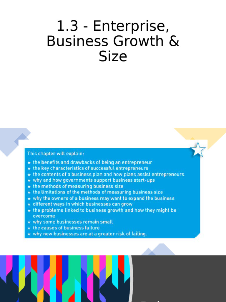 Revision 1.3 - Enterprise, Business Growth & Size | PDF | Business Plan ...