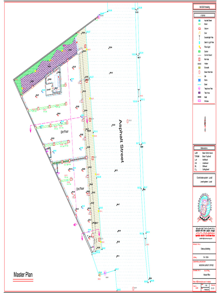 ACAD-Dabouq Building as-built Master Plan-Model-FIT TO PAPER | PDF | Civil Engineering ...